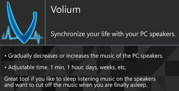 Volium - Synchronize your life with your PC speakers - code.market