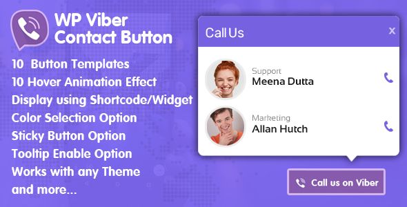 WP Viber Contact Button - Premium Viber Contact - code.market