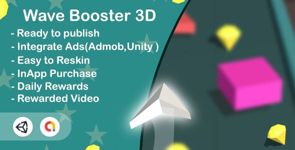 Wave Booster 3D (Unity Game+Admob+iOS+Android) - code.market