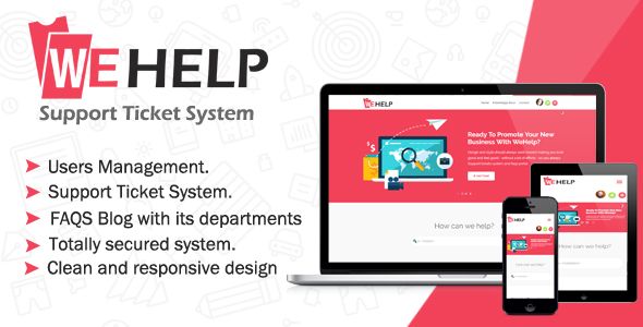 WeHelp - Ticket Support System - code.market