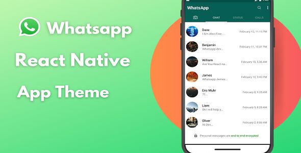 WhatsApp React Native Theme - code.market
