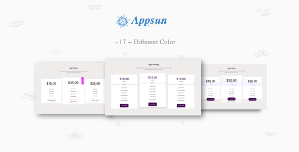 appsun - Pure CSS Showcase - code.market