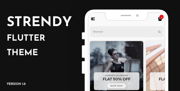 sTrendy Flutter Theme/Template - code.market