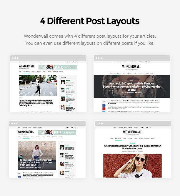 Wonderwall - Responsive Magazine Theme - code.market