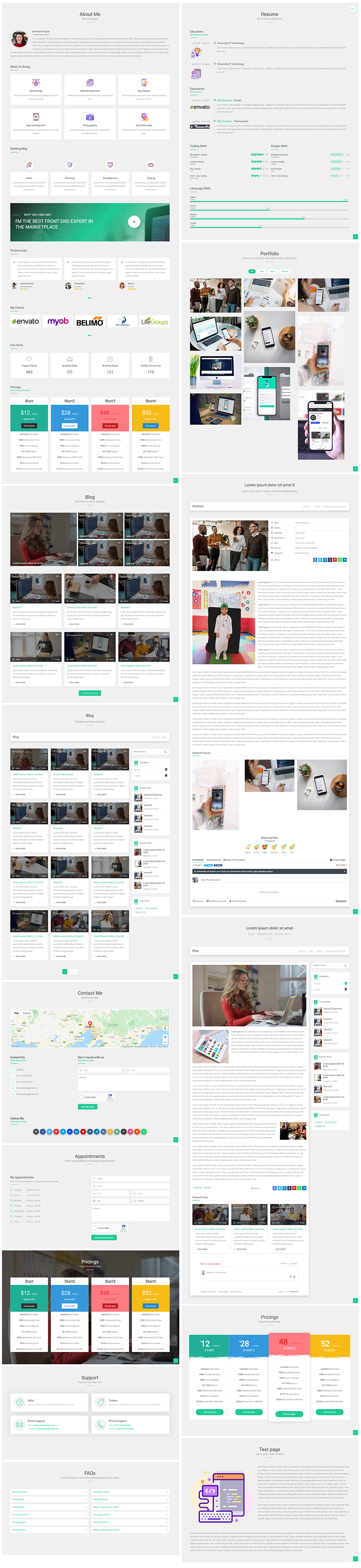 Basma - Resume / CV CMS - code.market