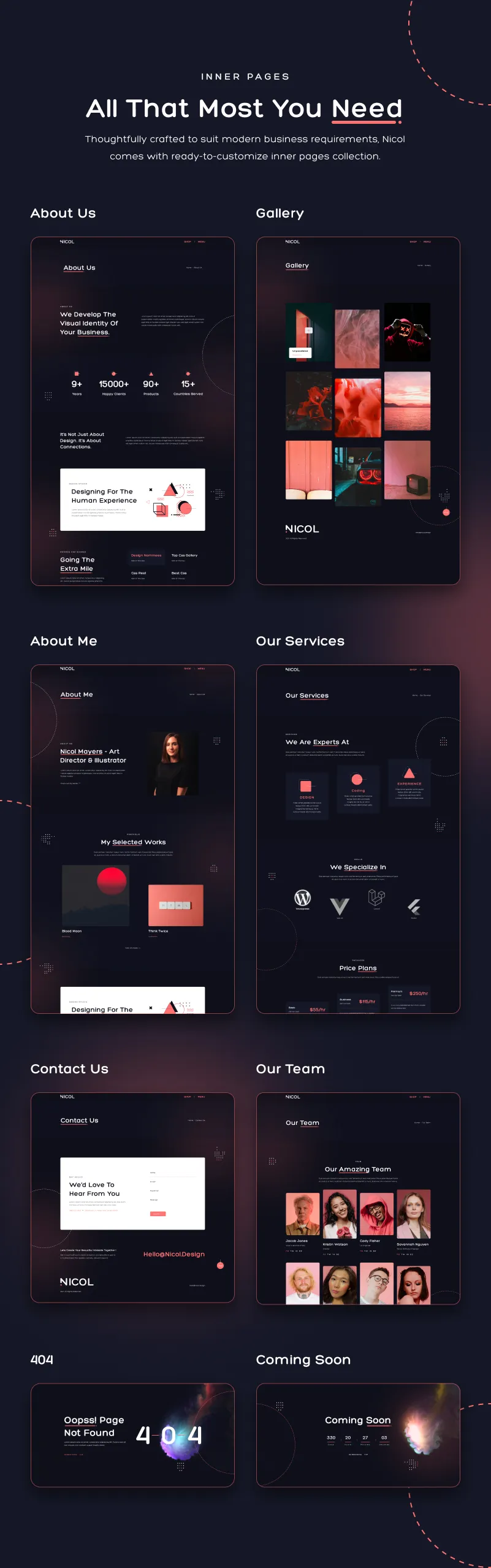 Nicol - Fiery Creative Agency WordPress Theme - code.market