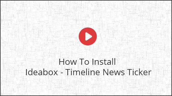 Ideabox - Timeline News Ticker - code.market