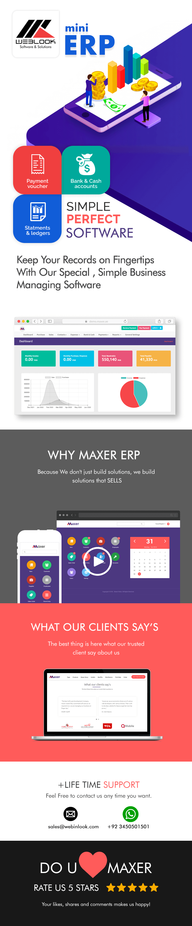 WEBLOOK MINI ERP System - Export, Purchase, Invoices, - code.market