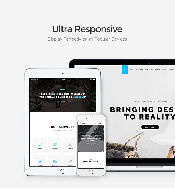 Starter | Business One-Page WordPress Theme - code.market