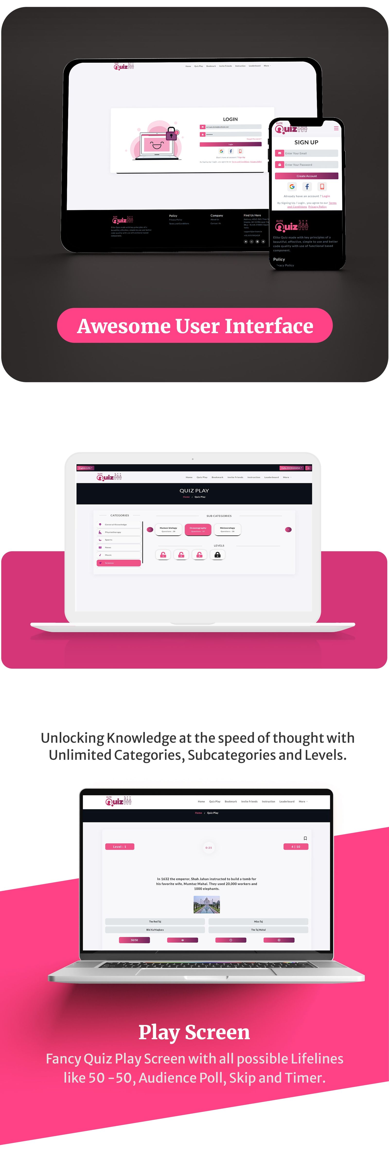 Elite Quiz - Trivia Quiz | Quiz Game - Web Version - code.market Elite Quiz - Trivia Quiz | Quiz Game - Web Version - code.market