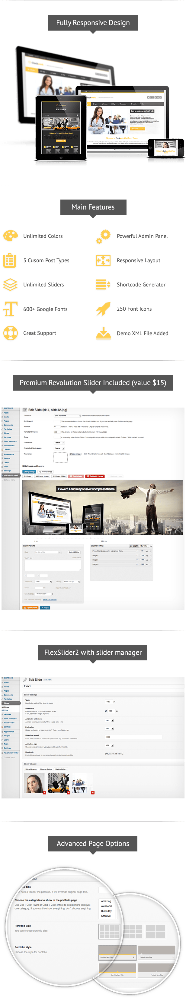 Clockwork WP - Responsive Business Theme - code.market