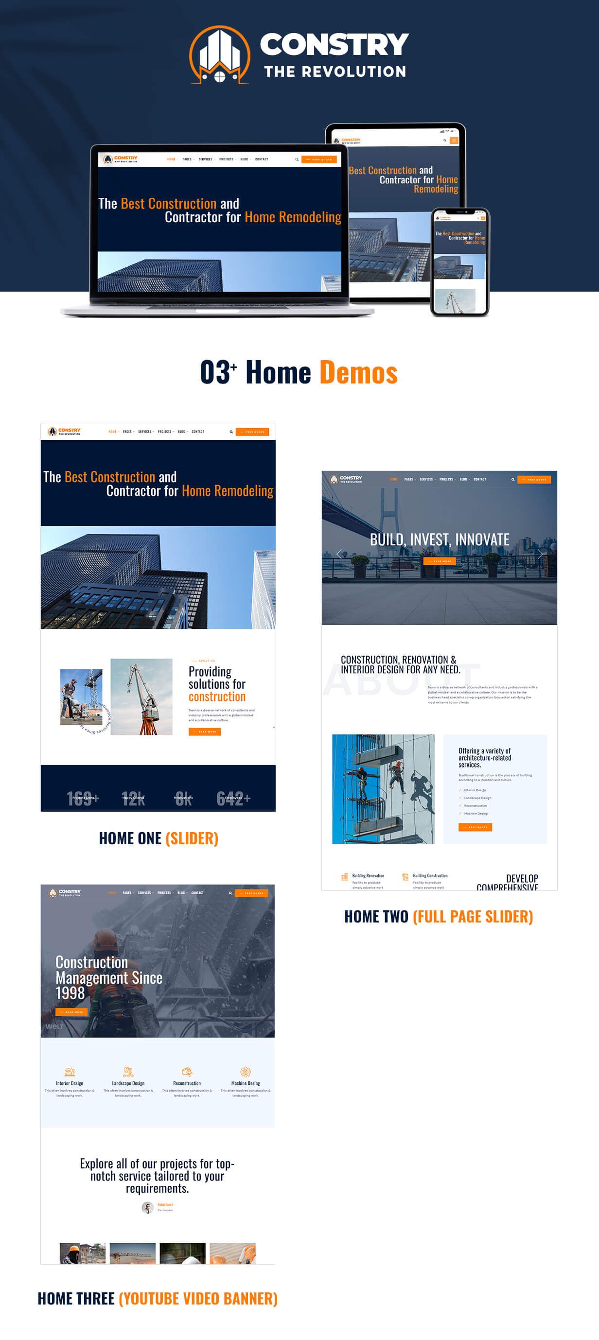 Constry - Construction WordPress Theme - code.market