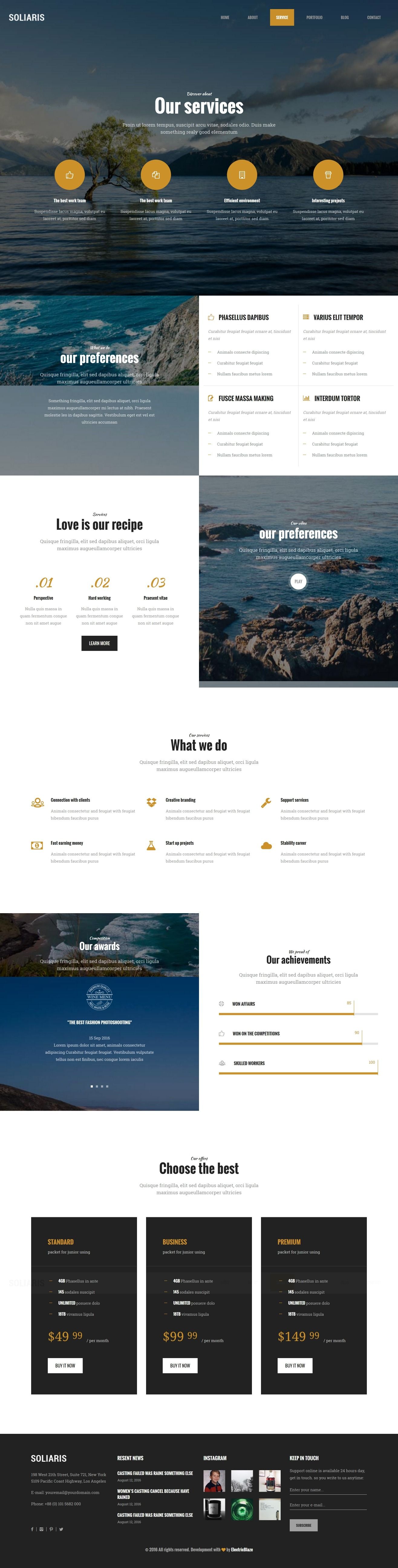 Soliaris - Business Bootstrap WordPress Theme - code.market