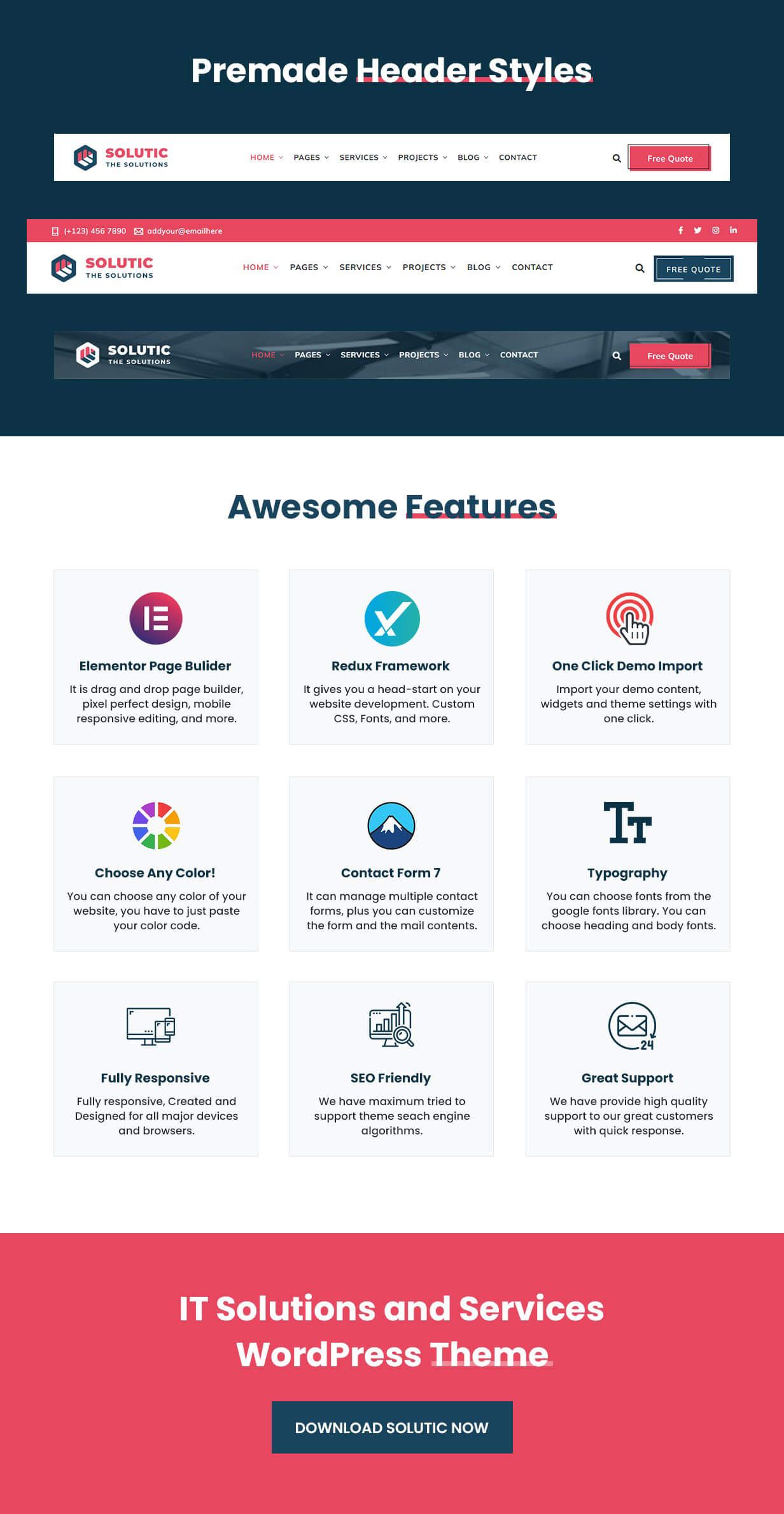 Solutic - IT Solutions and Services WordPress Theme - code.market