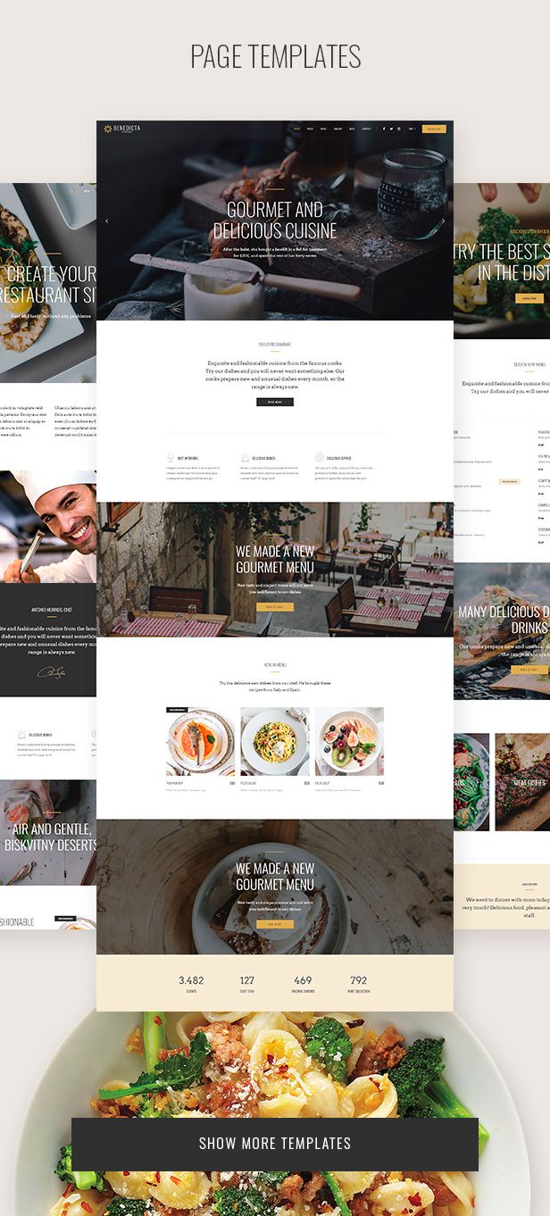 Benedicta - Restaurant & Food WordPress Theme - code.market