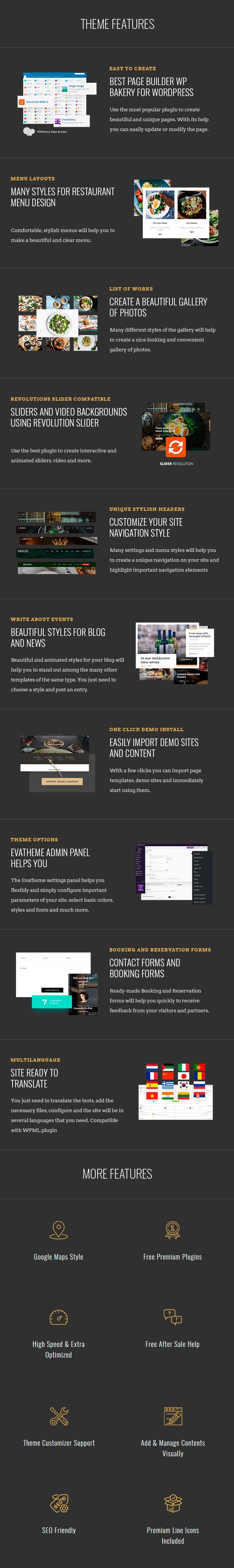 Benedicta - Restaurant & Food WordPress Theme - code.market