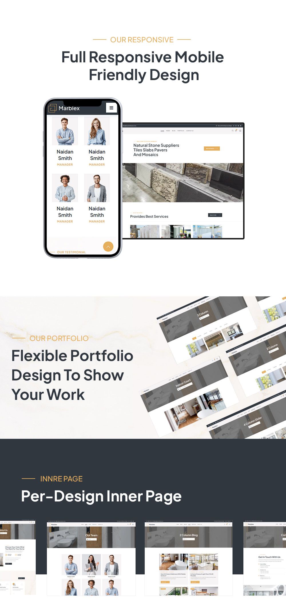 Marblex - Marble & Tiles WordPress Theme - code.market