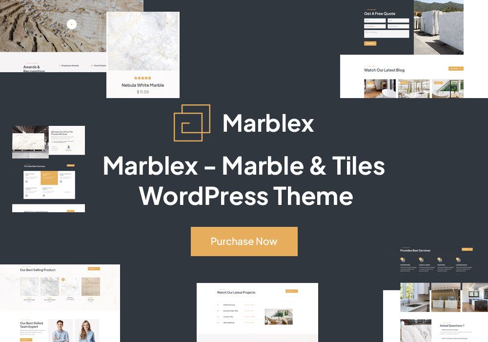Marblex - Marble & Tiles WordPress Theme Wordpress Business - code.market
