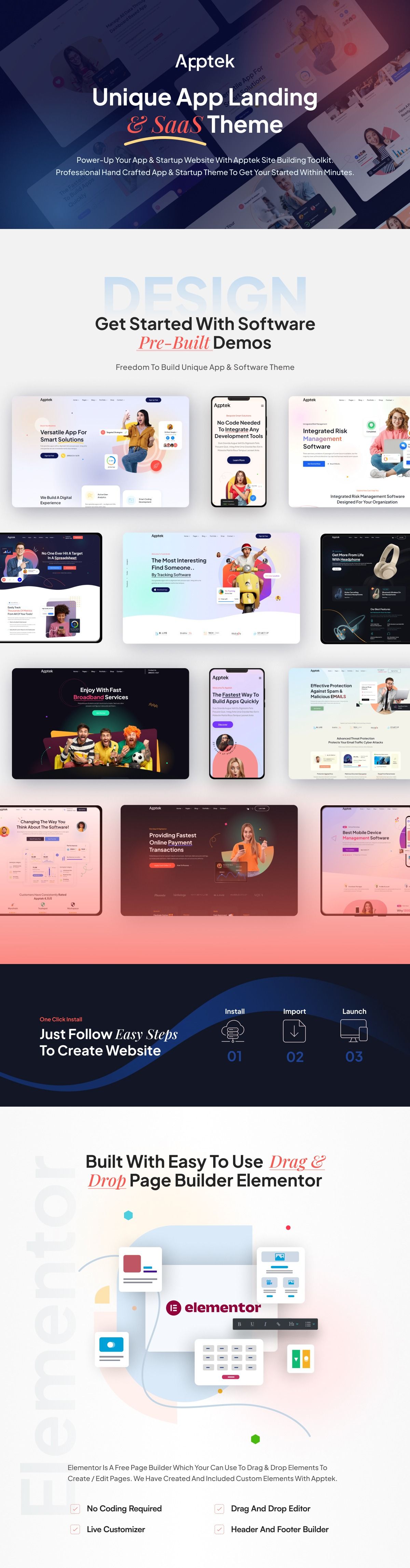 Apptek - App & SaaS Theme - code.market