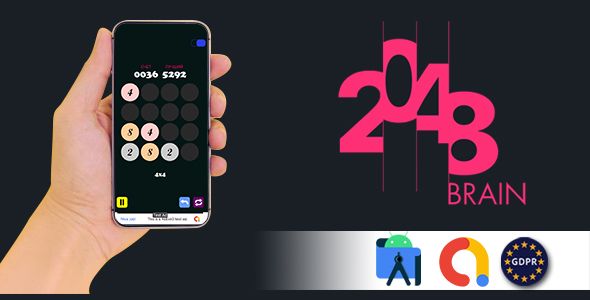 2048 Brain(Android Studio + ADMOB) - code.market