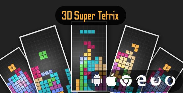 3D Super Tetrix - Cross Platform 3D Tile Matching Game - code.market