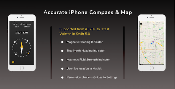 Accurate iPhone Compass & Map - code.market