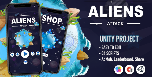 Aliens Attack - code.market