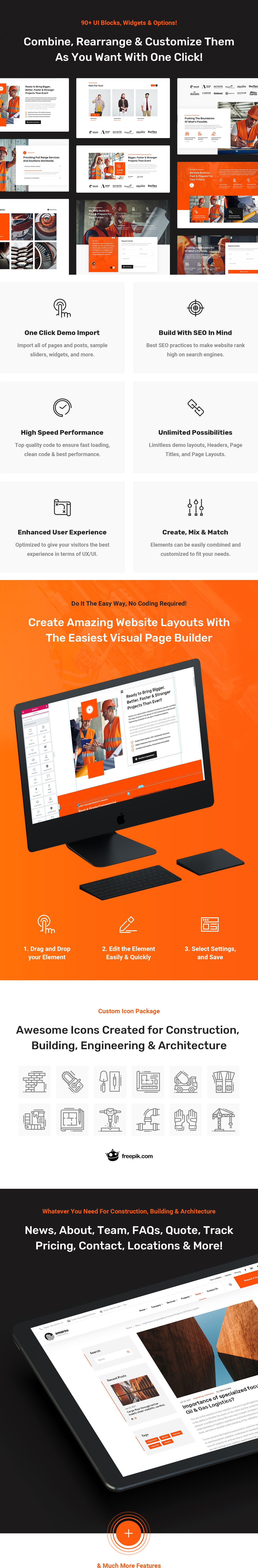 Amarou - Construction & Architecture WordPress Theme - code.market