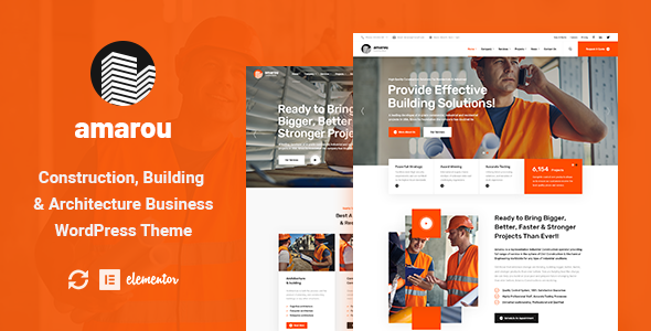 Amarou - Construction & Architecture WordPress Theme - code.market