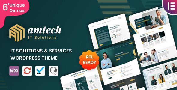 Amtech - IT Solutions & Services WordPress Theme - code.market