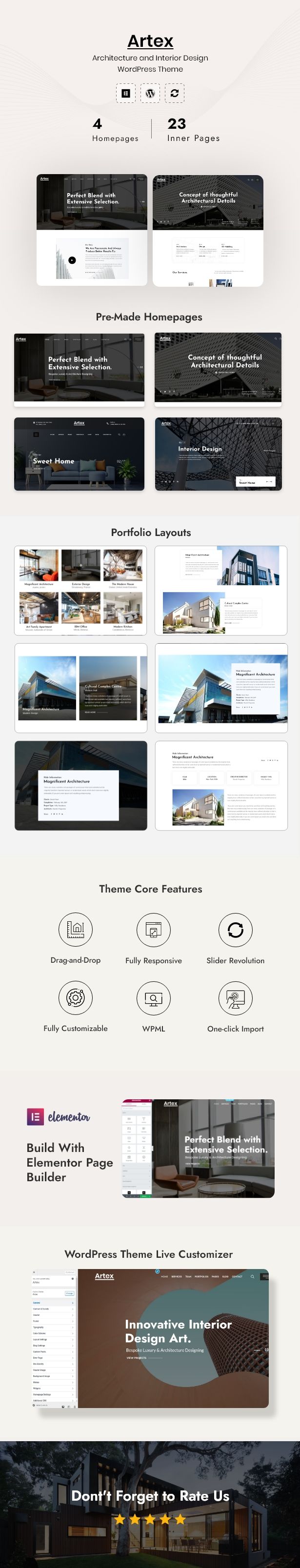 Artex - Architecture & Interior WordPress Theme - code.market