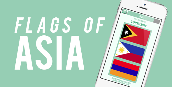 Asia Flags Quiz Game - code.market
