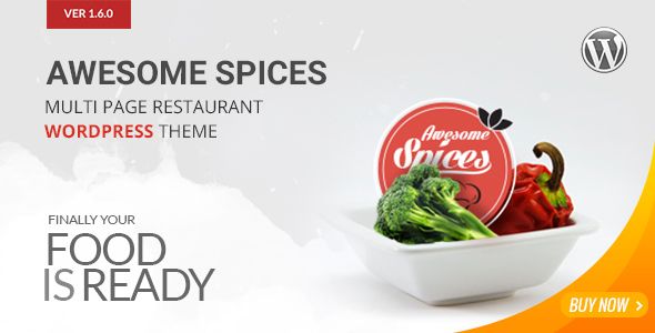 Awesome Spice - Restaurant / Cafe WordPress Theme - code.market