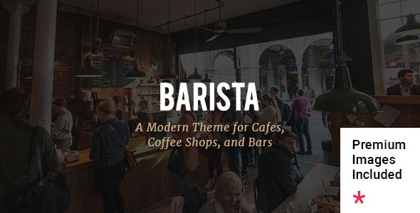 Barista - Modern Theme for Cafes, Coffee Shops and Bars - code.market