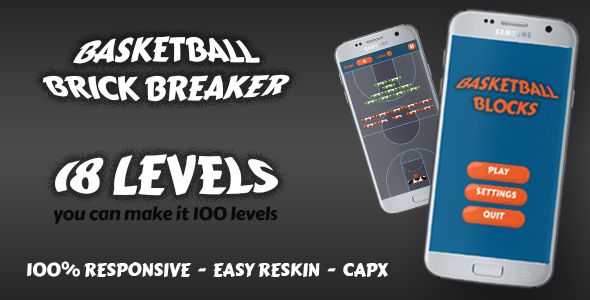 Basketball Brick Breaking Game - code.market