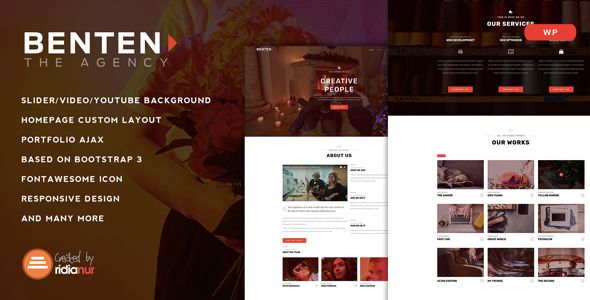 Benten - Responsive One Page Portfolio Theme - code.market