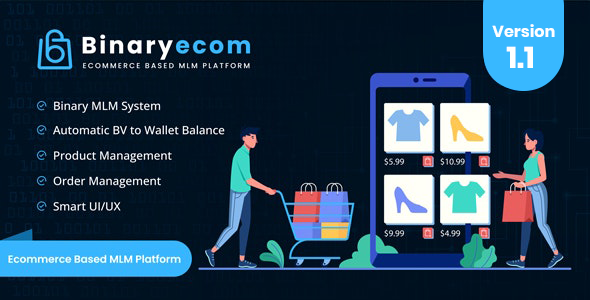 Binaryecom Ecommerce Based Mlm Platform Code Market