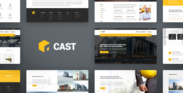 Cast - Construction & Building WordPress Theme - code.market