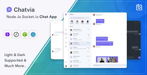 Chatvia - Nodejs Socket.io Chat App - code.market