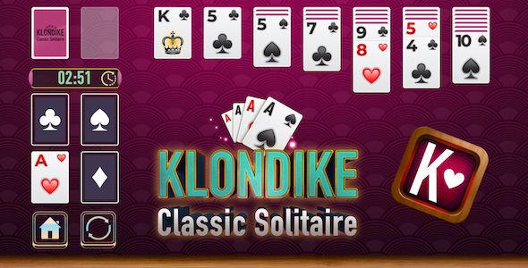 Classic Klondike Solitaire Card Game - Construct3, - code.market