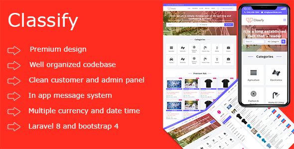 Classify PHP Ads Script - code.market