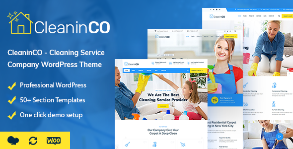 CleaninCO - Home Services WordPress Theme - code.market