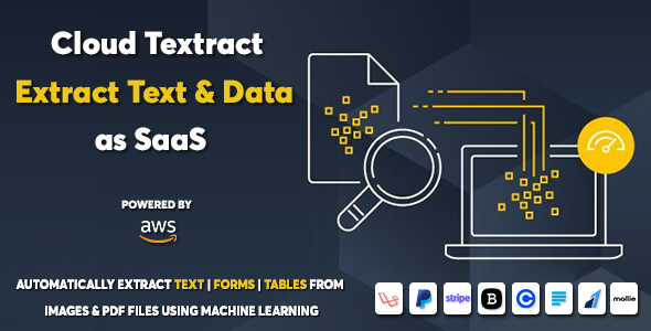 Cloud Textract Extract Text And Data From Documents As Saas Codemarket 7494
