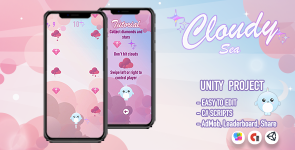 Cloudy Sea - code.market