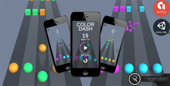 Color Dash – Complete Unity Game + Admob - code.market