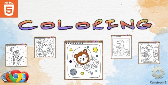 Coloring - Paint game - HTML5 - code.market
