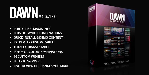 Dawn Magazine Theme - code.market