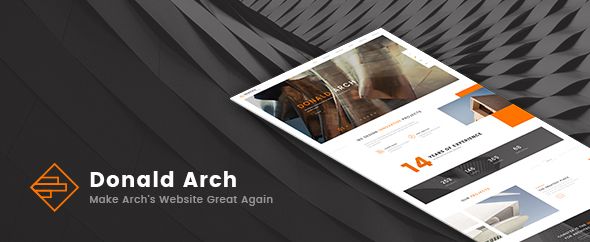 Donald Arch - Creative Architecture WordPress Theme - code.market
