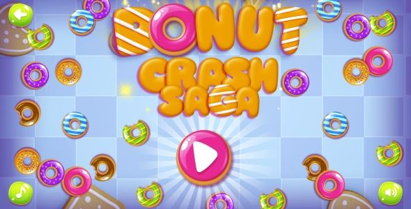 Donut Crash Saga - HTML5 Game + Android + AdMob - code.market