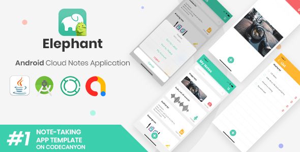 Elephant | Android Cloud Note Taking Application + Web version - code ...